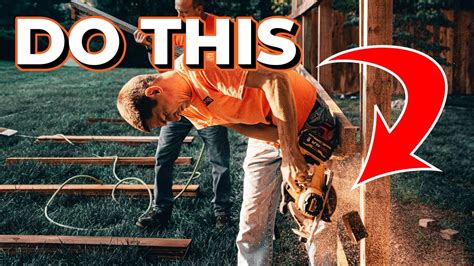 The RIGHT Way To Build Privacy Fence YouTube
