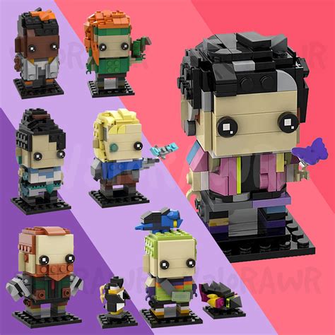 Valorant Agents Brickheadz Minifigures Lego Inspired Valorawr