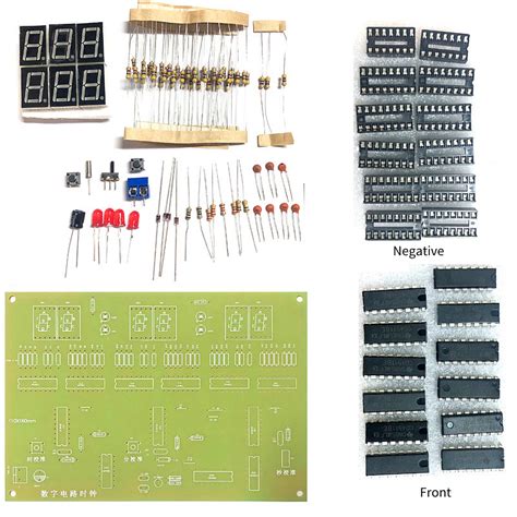 6 bit digital clock switch kit electronic clock pure number sub