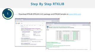 TUTORIAL RTKLIB PPSX