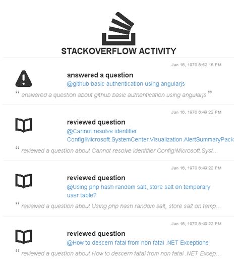 App Angular Stackoverflow Activity A Module For Showing Off Your