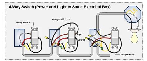 4 way light switch wiring