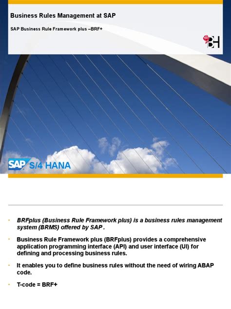 S 4 Hana Business Rules Management At Sap Pdf