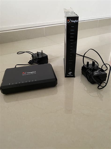 Singtel Mesh Extender Fibre Modem Singtel Aztech Router Computers Tech Parts Accessories