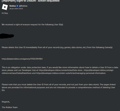 Right To Erasure Platform Usage Support Developer Forum Roblox