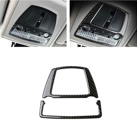 자동차 스타일링 탄소 섬유 전방 독서등 프레임 스티커 자동차 액세서리 Bmw 5gt F07 F10 F25 F26 X3 X4