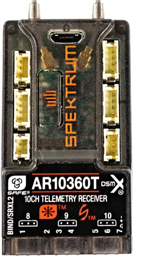 SPEKTRUM AR10360T 10 Channel AS3X Safe Telemetry Receiver Buy Now At Modellbau Lindinger