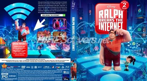 Ralph Breaks The Internet Custom Blu Ray Cover Custom Dvd Dvd Covers Dvd Blu Ray