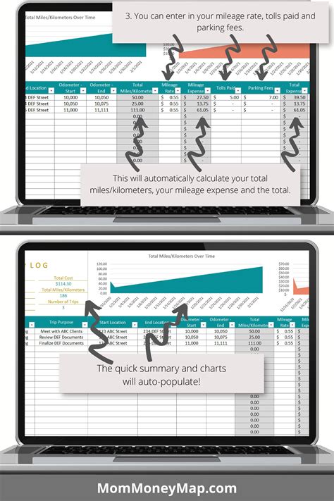 Mileage Log Excel Spreadsheet Excel Spreadsheets Spreadsheet Excel