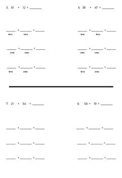 Partial Sums Practice By Gina Cozzolino TPT