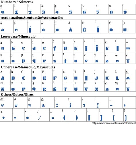 Block Free Font Download Maisfontes