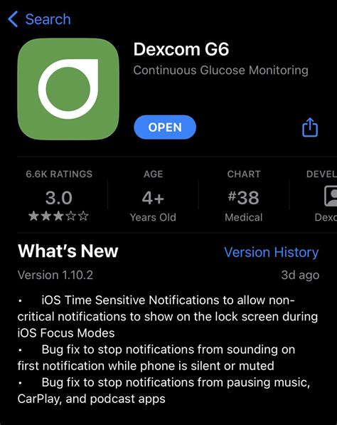 Exciting New Update To G6 App R Dexcom
