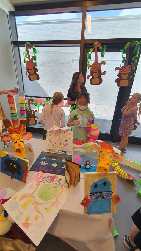 [노스캐롤라이나] 미국에서 초등 여름캠프 보내기 1 미국초등학교1학년 여름방학 썸머캠프 주립미술관 아트캠프 아이작품 전시회 미국교육문화 체험하기 Feat 런치도시락