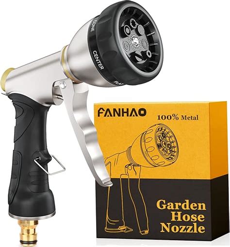Fanhao Hose Pipe Spray Gun 100 Heavy Duty Metal Garden Hose Spray Gun