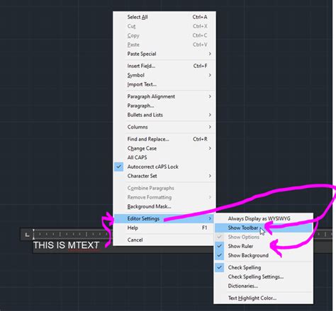 solved mtext formatting options autodesk community