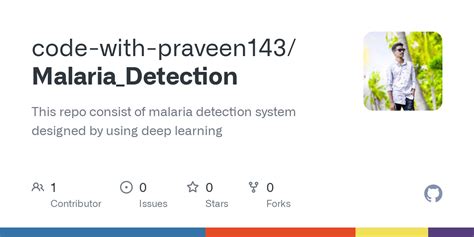 Github Code With Praveen143 Malaria Detection This Repo Consist Of Malaria Detection System