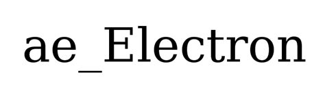 Ae Electron Font