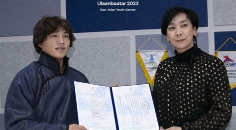 Ц Цогтбаатар Зүүн Азийн залуучуудын наадмын элч төлөөлөгч боллоо Newswall