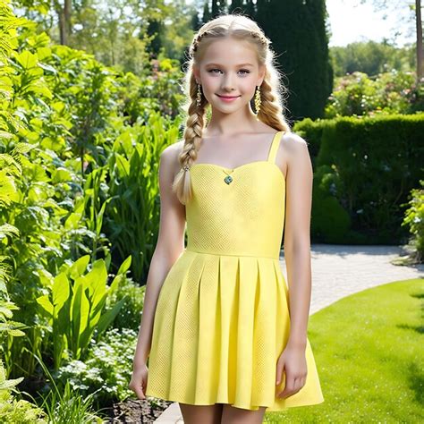Girl Dress Yellow Images Free Download On Freepik