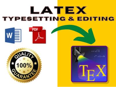 Any Document Or Manuscript Converted Into LaTeX Upwork