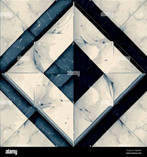 Light And Dark Marble Tile Texture Background Template Vector Illustration Stock Vector Image