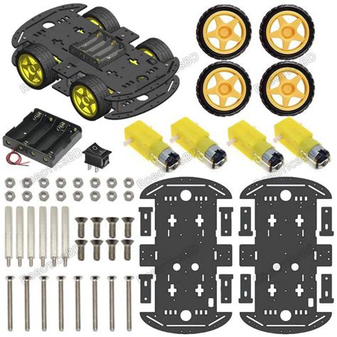 4wd Robotics Platform Chassis Kit Robotics Bangladesh 4wd Robotics Platform Chassis Kit Robotics Bangladesh