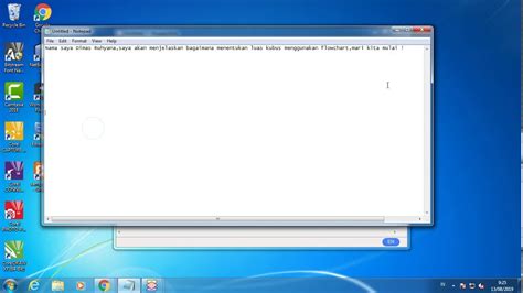 Turitorial Membuat Flowchart Rumus Luas Kubus Otosection Riset