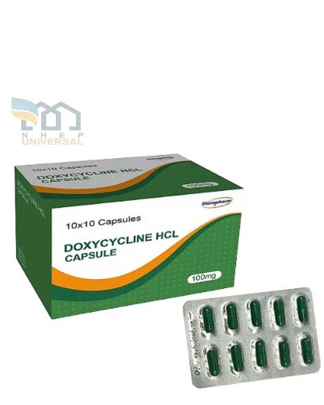 Doxycycline 100mg 10cap At Best Price In Mumbai By Nhep Universal Id 2856810027133
