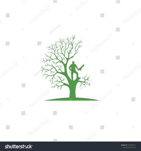 Lumberjack Tree Cutter Stock Vector Royalty Free 1343603111 Shutterstock