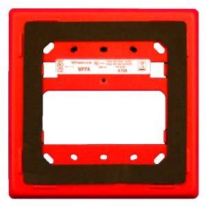 Siemens Wfpas R 500 636133 Weatherproof Flush Plate Red The Fire