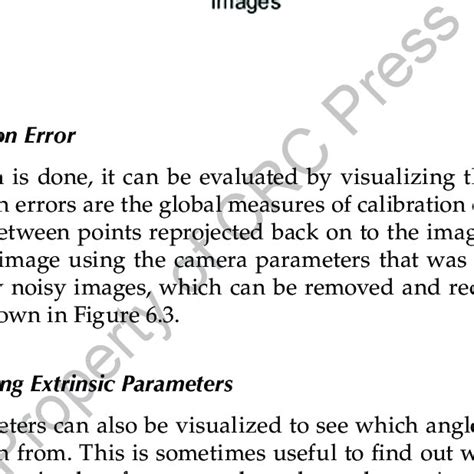 3 Reprojection Error Download Scientific Diagram