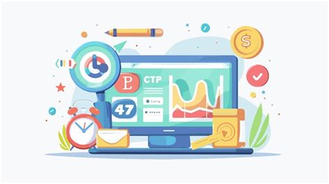 Enhance Ctr With Clickthrough Rate Concept In Digital Marketing Premium Ai Generated Vector