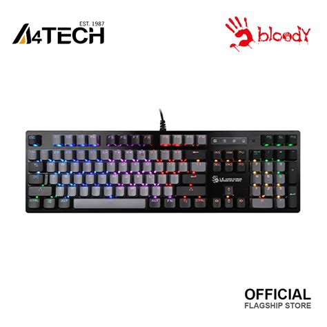 A4TECH BLOODY B820R (BLUE SWITCH) Light Strike RGB Animation Gaming ...