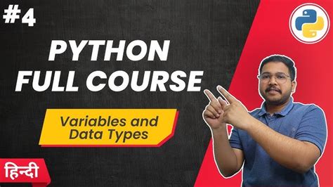 Variables And Data Types In Python In Hindi Crash Course