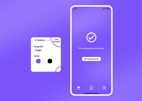11 Daily Ui Flash Messages Banking App On Behance