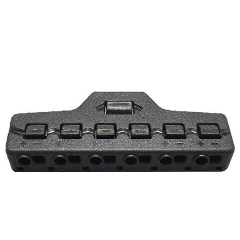 1 In 6 Out Line Splitter Quick Connect Low Voltage Wire Splitter Distribution Block For Lighting