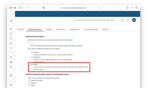 Saml V2 And Tableau Cloud