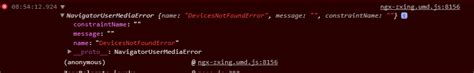 treat exception when no cameras found · issue 17 · zxing js ngx