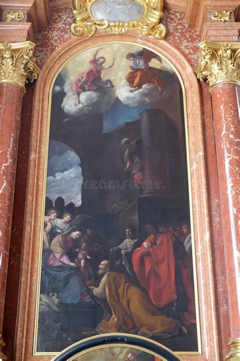 Adoraci N Del Altar De Unos De Los Reyes Magos En La Iglesia De La Jesuita De St Francis Xavier