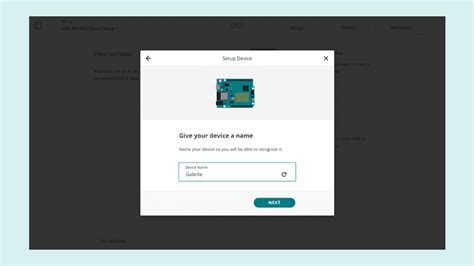 name your arduino board