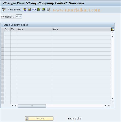 FILA SAP Tcode Assign Company Code Grouping Key
