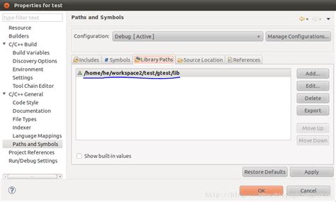 Gtest安装及eclipse配置gtest Eclipse Gtest环境搭建 Csdn博客