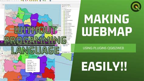 tutorial qgis cara membuat webmap di qgis dengan menggunakan plugin