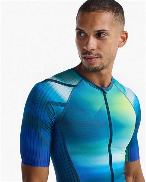 Mt6426d Aero Sleeved Trisuit Spring Greenmajol M Exadsports