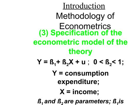 Basic Econometrics Lectues 1 Ppt