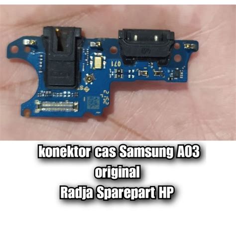 Jual Pcb Konektor Cas Samsung A03 Original Shopee Indonesia