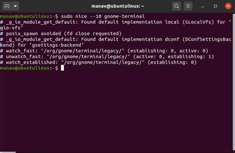 Nice And Renice Command In Linux With Examples Geeksforgeeks