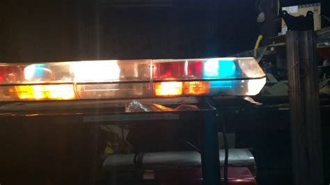 Vintage Bossier City Police Code 3 Mx7000 Light Bar Youtube