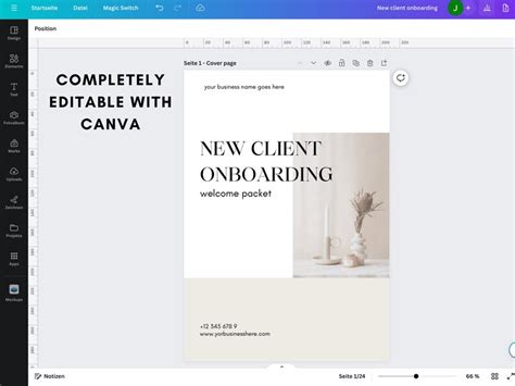 Client Welcome Packet Canva Template Virtual Assistant Welcome Pack