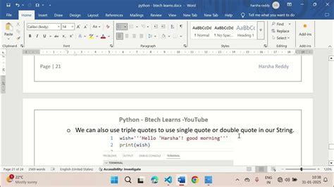 Python 15 Str Datatypes Python Svce Coding Btechlearns Programming Trending Telugu Java